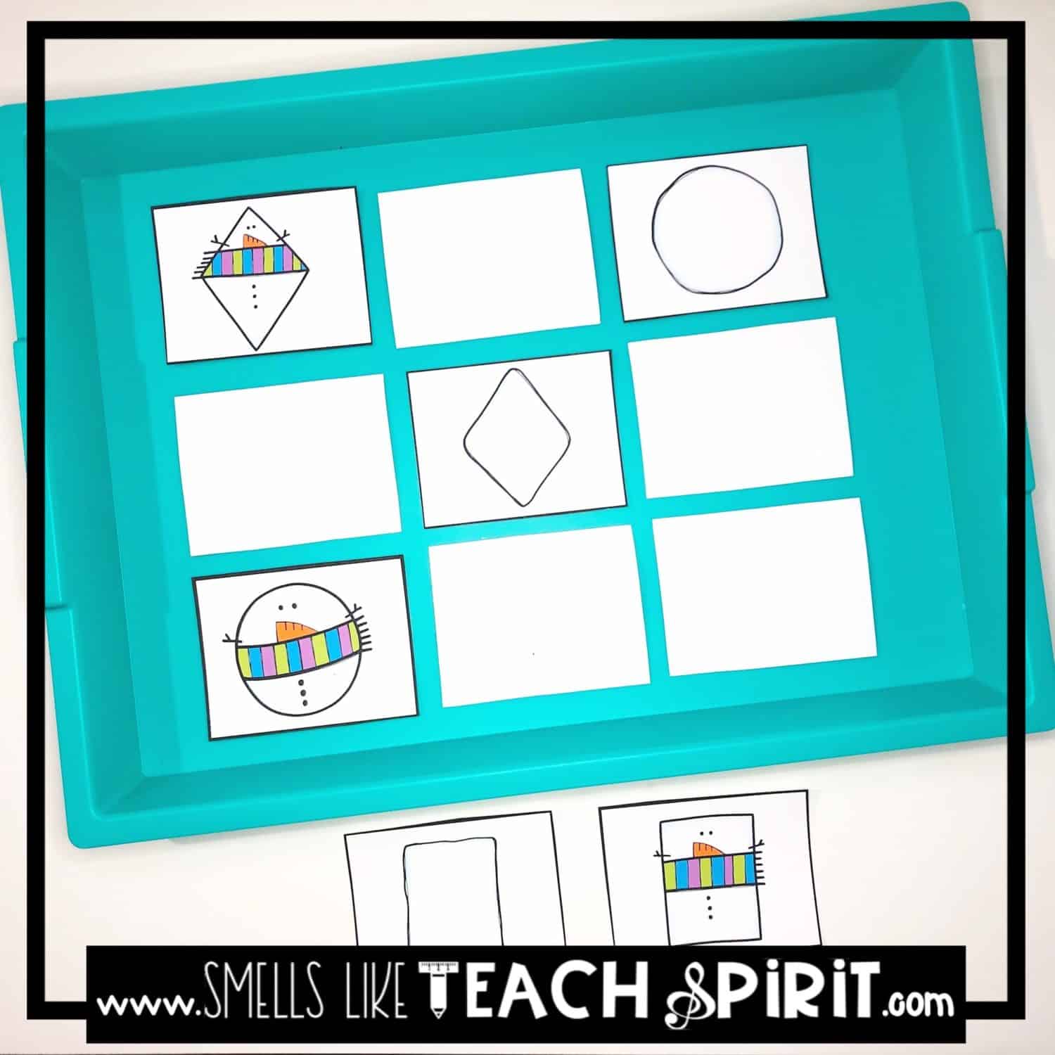 Winter Math Center Activities for Preschool and Kindergarten